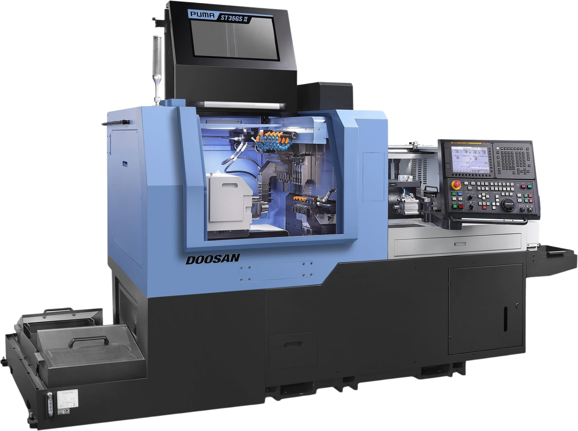 Puma ST35GSII Swiss Turn Lathe - Mills CNC